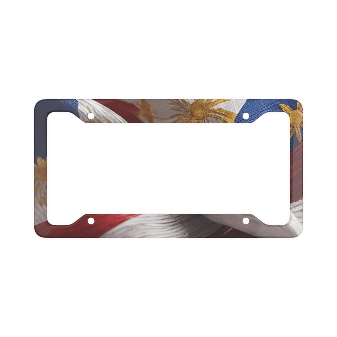 License Plate Frame - Philippine Flag - Etsy Canada