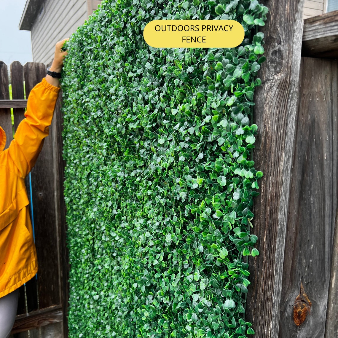 Artificial Greenery Roll: Privacy Fence, Patio Decor (4x6 Ft) - Etsy