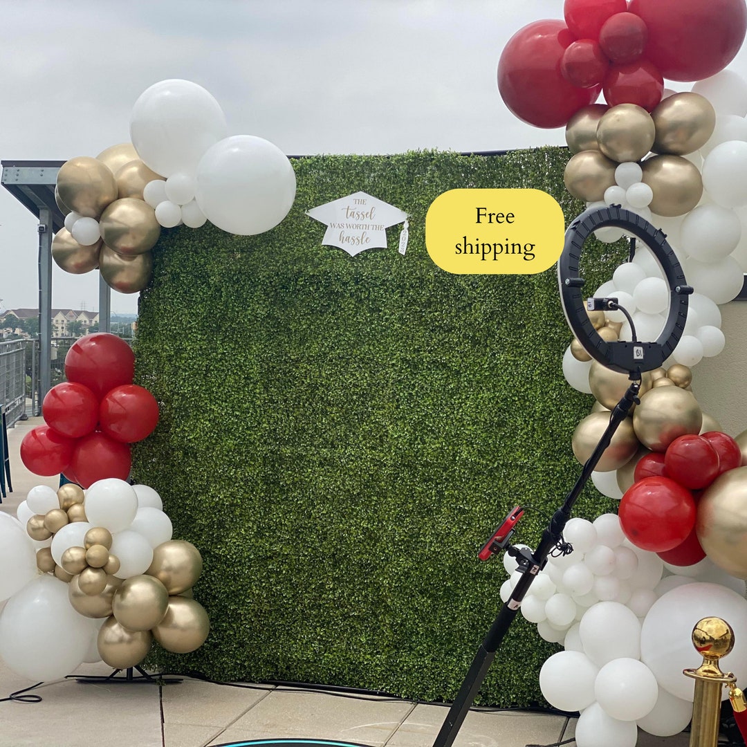 Green Backdrop Wedding Decor Panels, Grass Wall Panels Boxwood Hedge ...