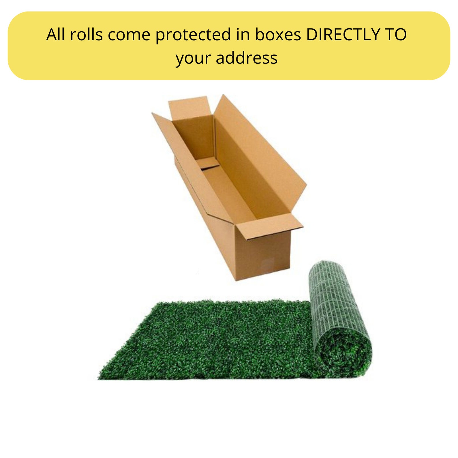 Artificial Greenery Roll: Privacy Fence, Patio Decor (4x6 Ft) - Etsy