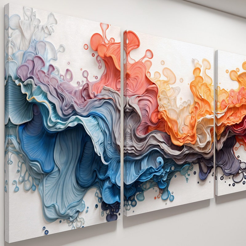 Multi Panel Art - Etsy