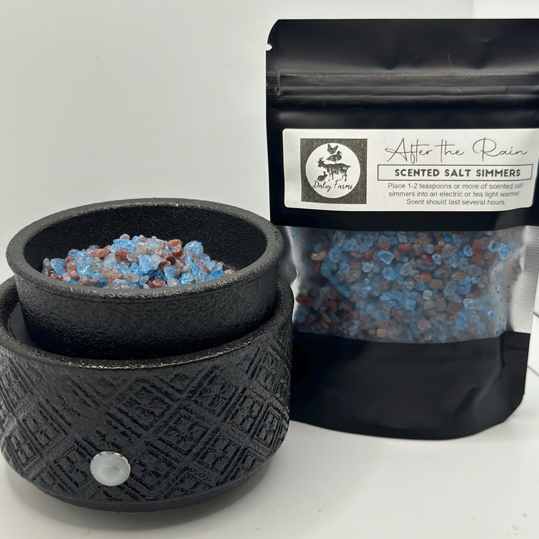 Scented Salt Simmers After the Rain - Wax Melt Alternative - Scented ...