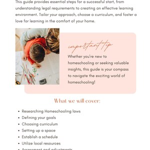 Getting Started to Homeschooling Guide - Etsy