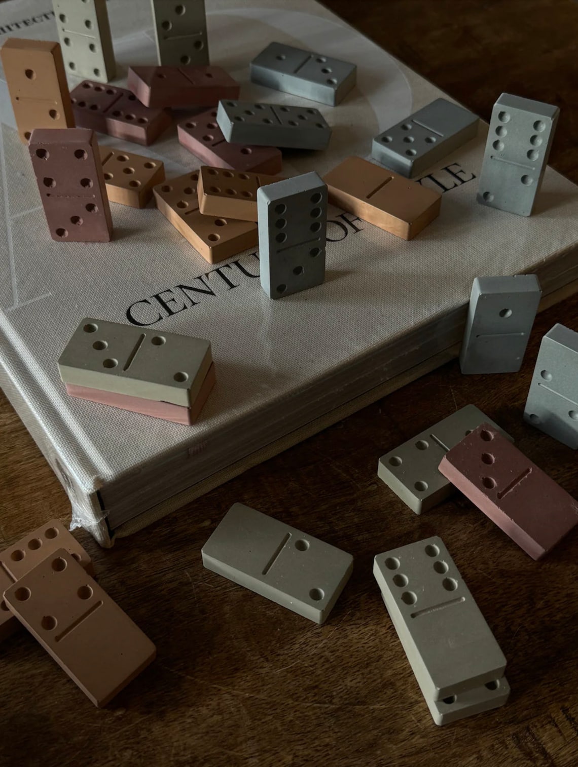 Concrete Dominoes | Multicolor Dominoes | Trendy Game | Aesthetic Game ...