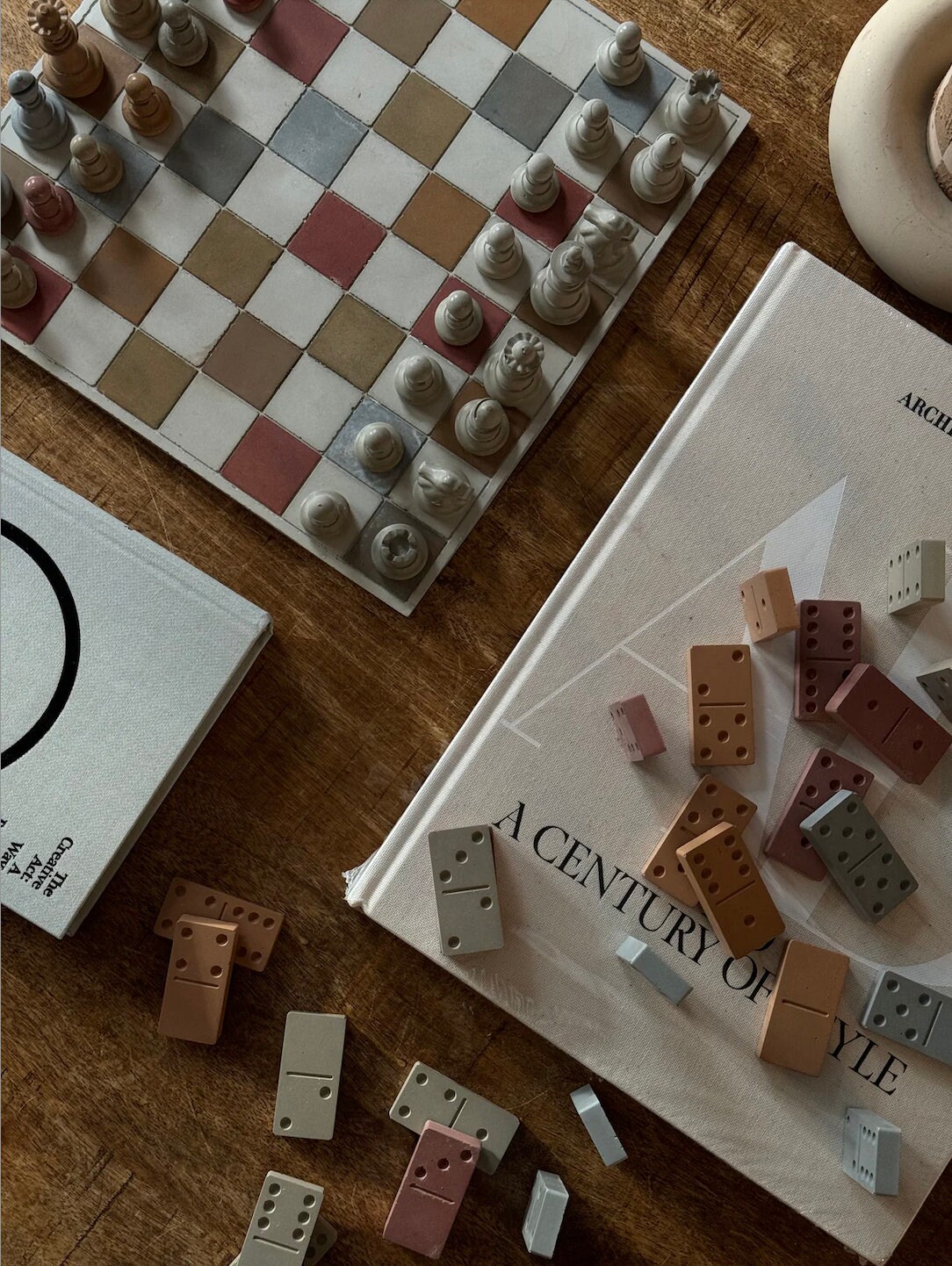 Concrete Chessboard Chess Board Aesthetic Game Tabletop Game Trendy ...