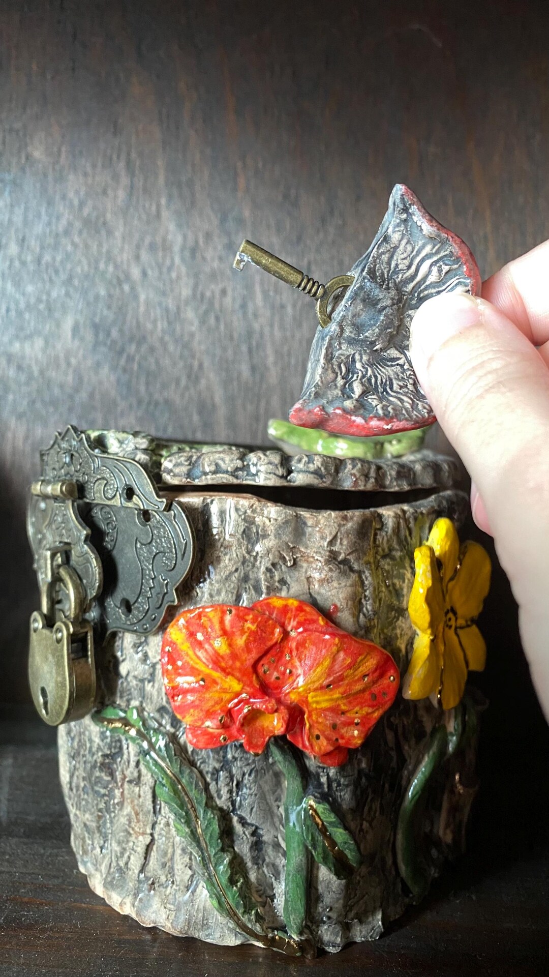 Ceramic Hidden Key Box | Ready to Ship! | Great Gift - Etsy