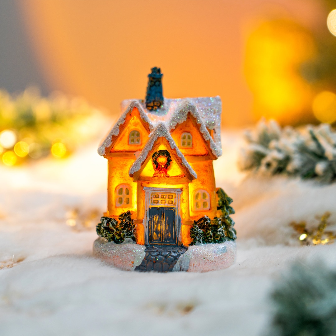 Christmas House Christmas Village Vintage Christmas House - Etsy