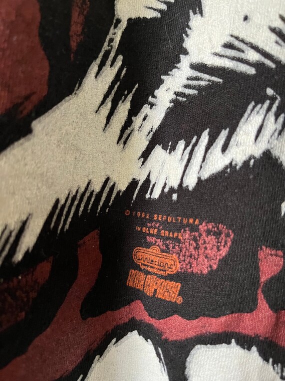 rare 1990s 1992 SEPULTURA Allover Print AOP Winterlan… - Gem