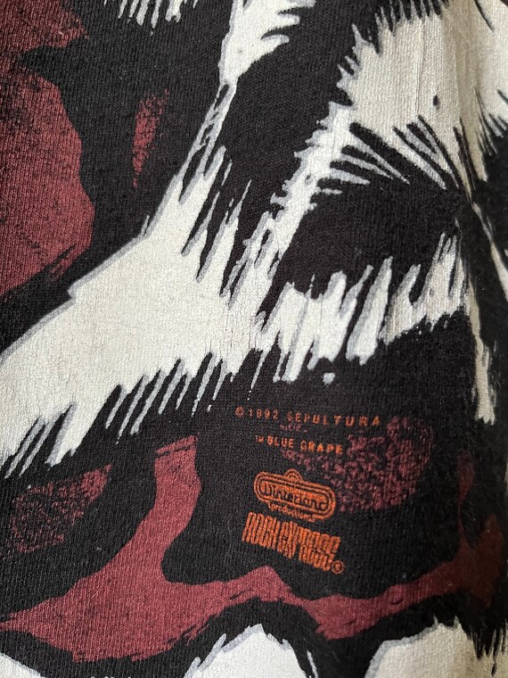 rare 1990s 1992 SEPULTURA Allover Print AOP Winterlan… - Gem