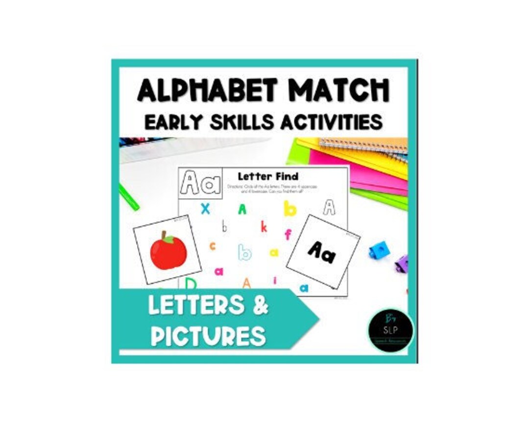 Alphabet Matching, Learning Letters, Alphabet Puzzles, Alphabet ...