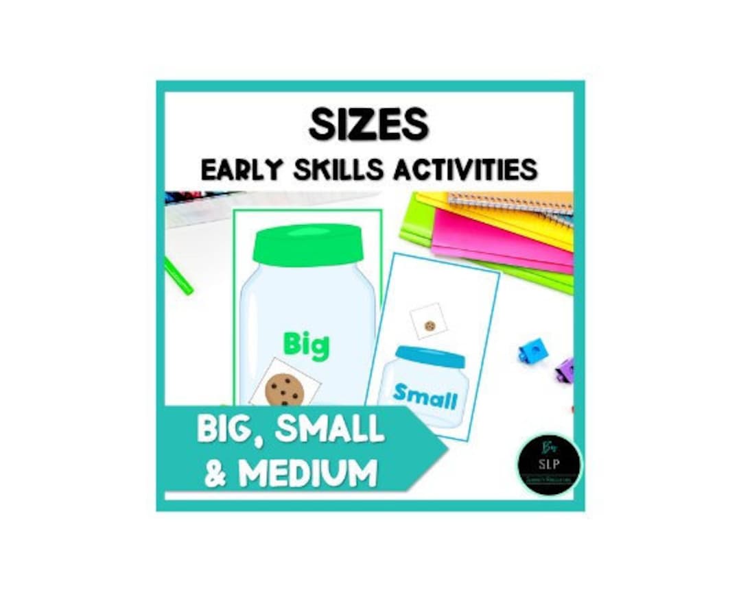 Sizes, Big, Small, Learning Letters, Flashcards, Search and Find ...