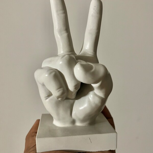 Concrete Peace Sign - Etsy
