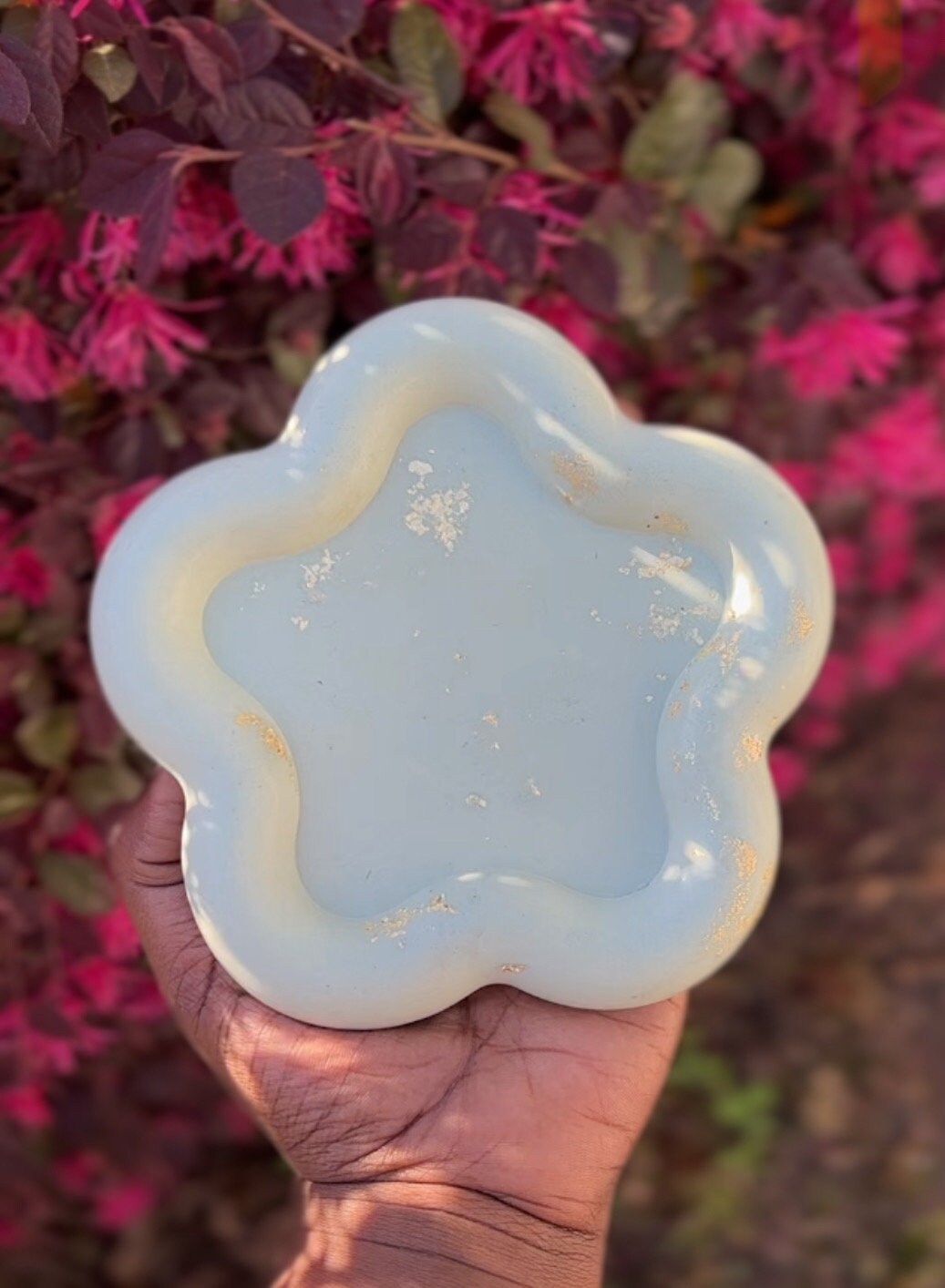 Fower Star Shaped Concrete Tray - Etsy