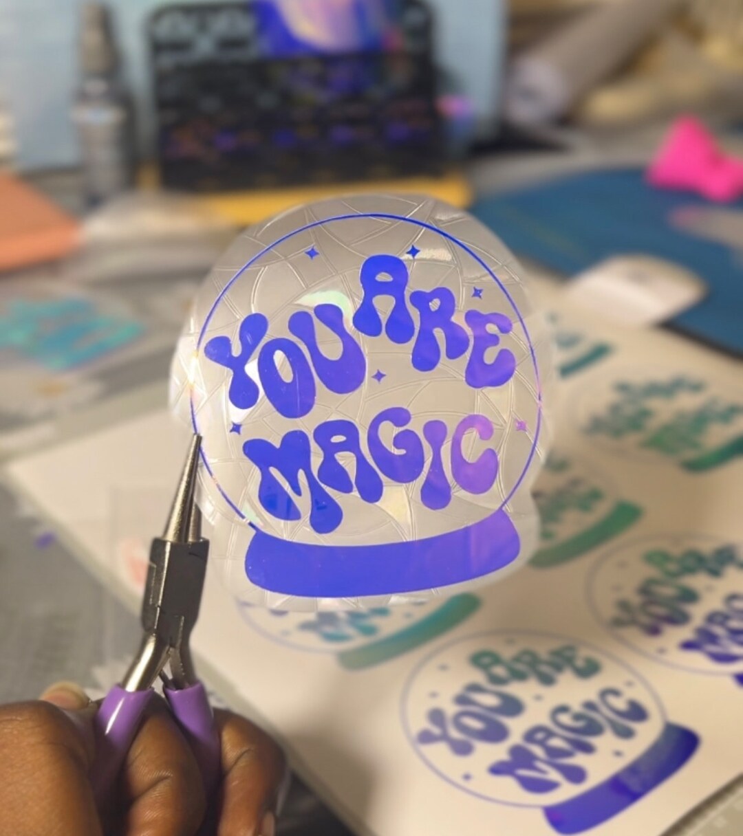 You Are Magic Suncatcher Sticker - Etsy