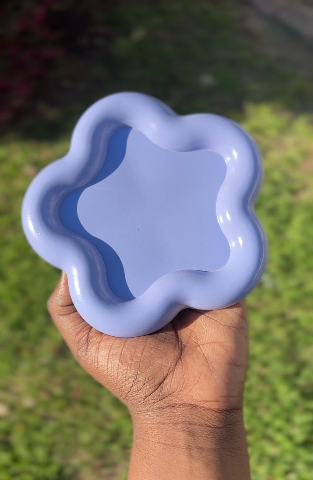 Fower Star Shaped Concrete Tray - Etsy