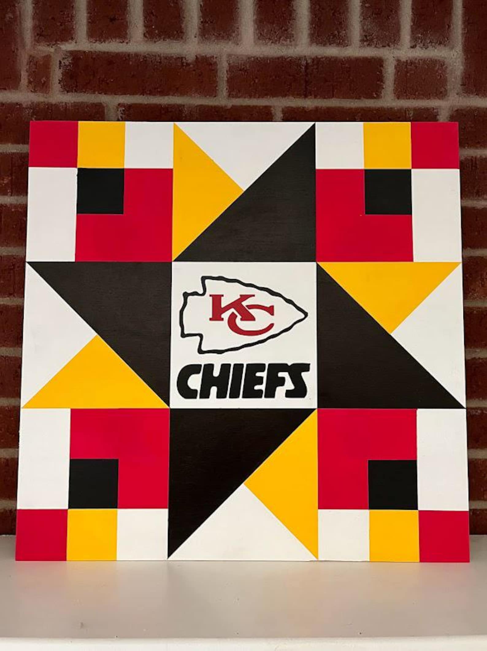 Kansas City Chiefs Barn Quilt - Etsy