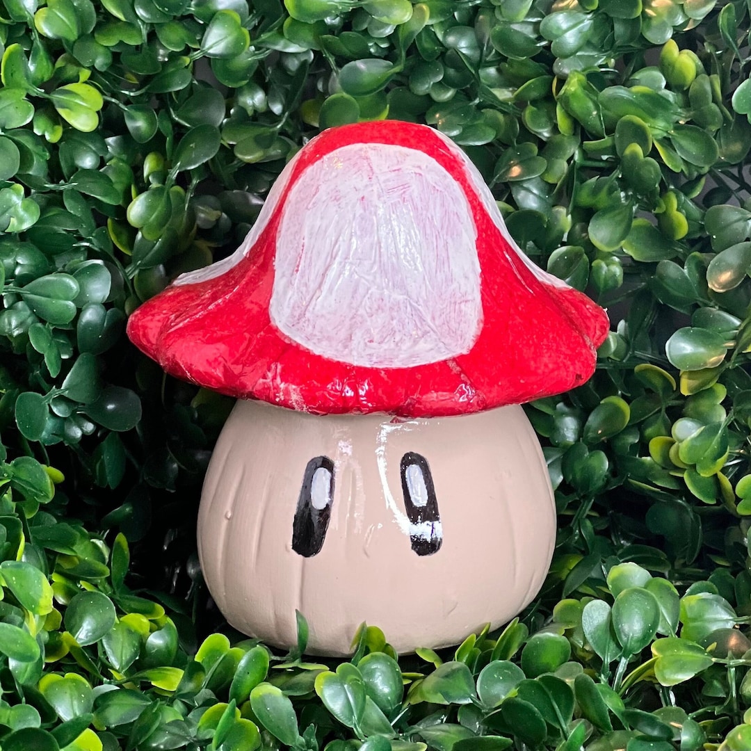 Mushroom Ceramic Super Mario Bros. Home & Garden Decor Pretty Madd ...