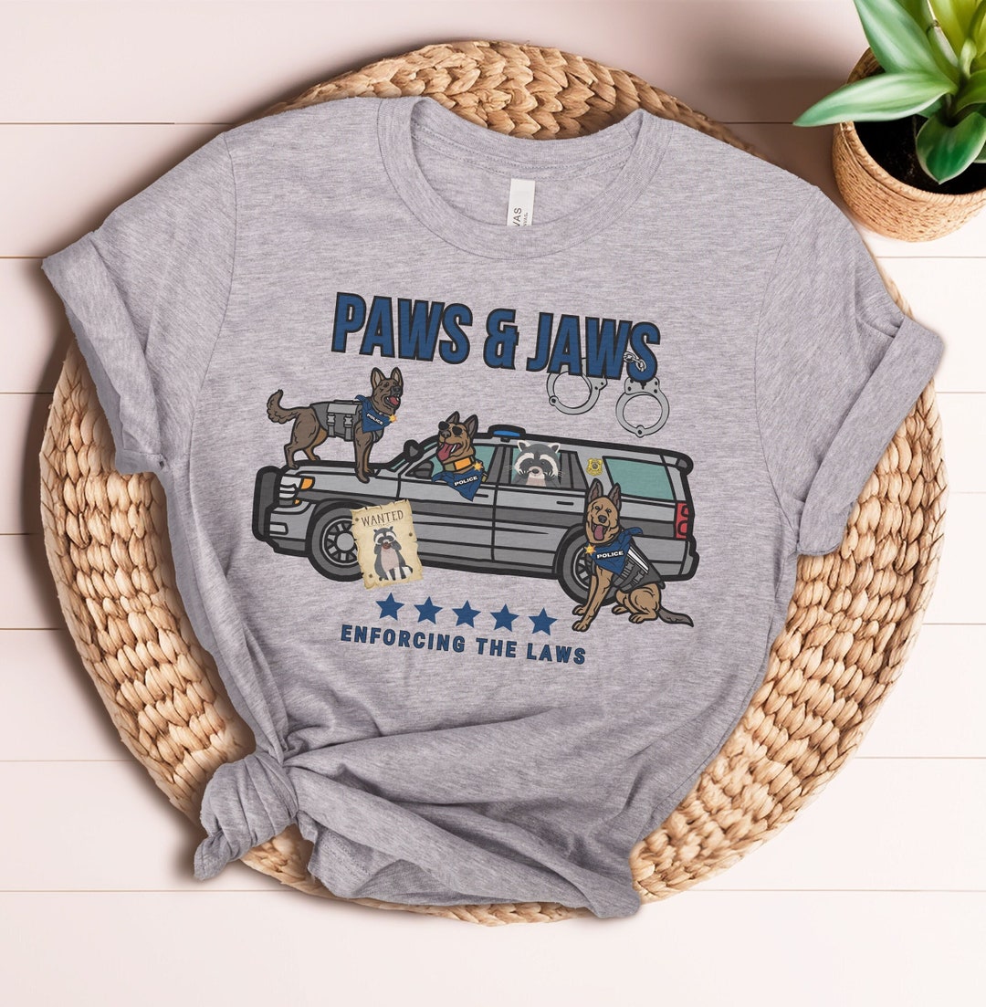 German Shepherd Police Dog Shirt, German Shepherd Canine Tee Shirt, K9 ...