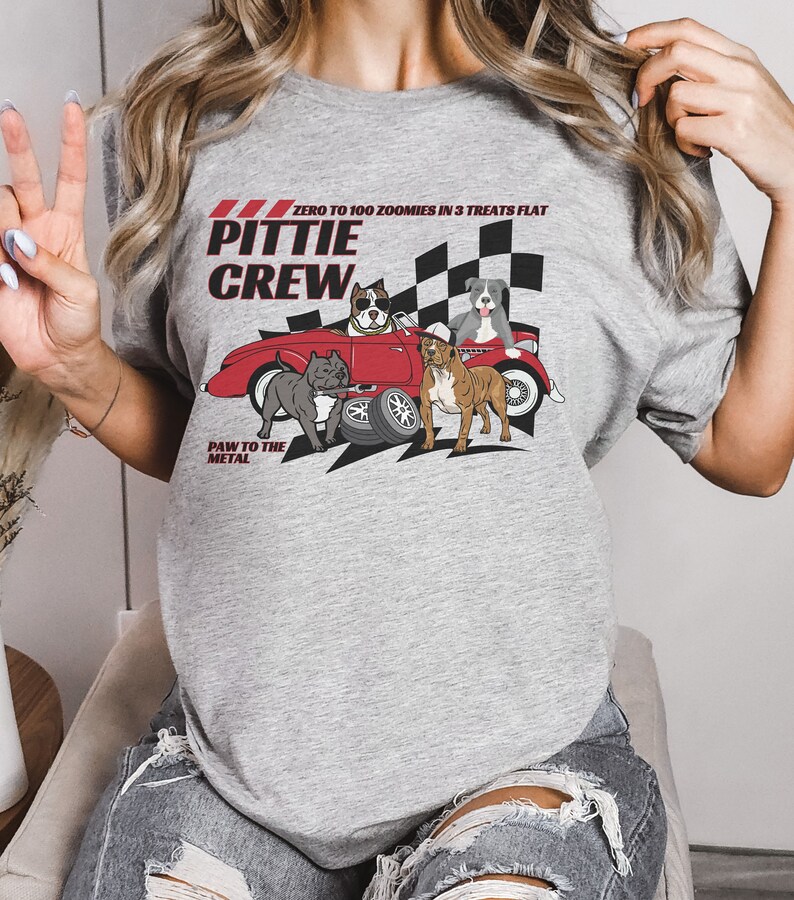 Pitbull Pit Crew Shirt Pit Bull Terrier Lover Tshirt Gift - Etsy