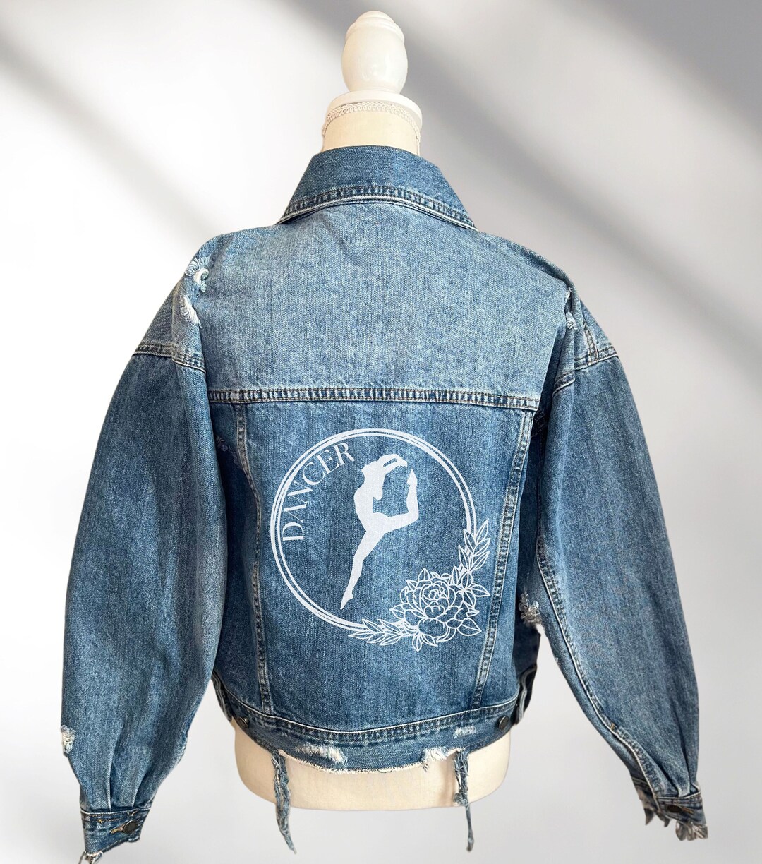 Dancer Jean Jacket, Dancer Denim Jacket, Dance Team Jean Jacket, Dance ...