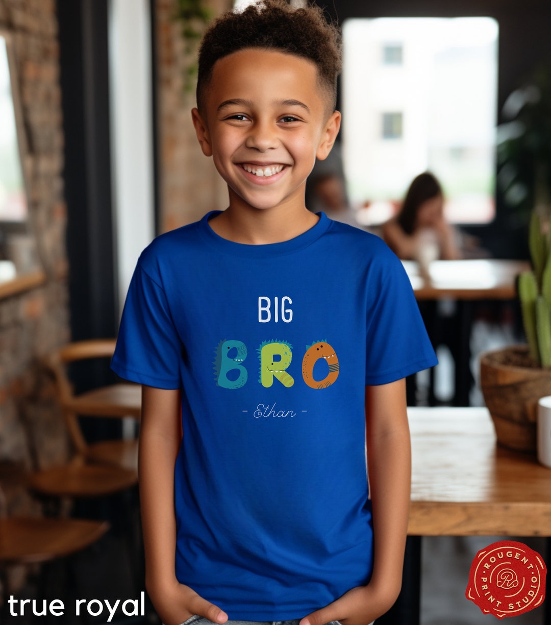 Custom Big Bro Shirt Custom Big Bro Gift - Etsy