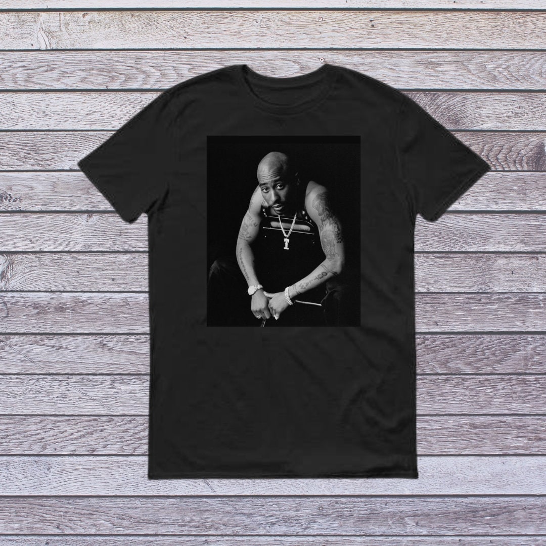 Tupac Rap Shirt Vintage Tupac Shakur 90s T-shirt - Etsy