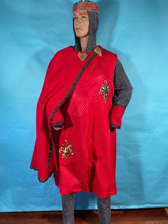 Renaissance Medieval King Knight Costume Gem