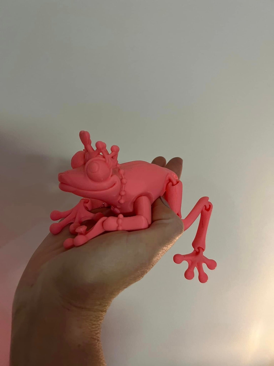 Flexi Frog 3D Printed Poseable Amphibian Model - Etsy Australia