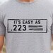 223 Bullet Ammo Gifts, .223 Bullet Shirt,223 Ammo Gift Men,gun Lover ...
