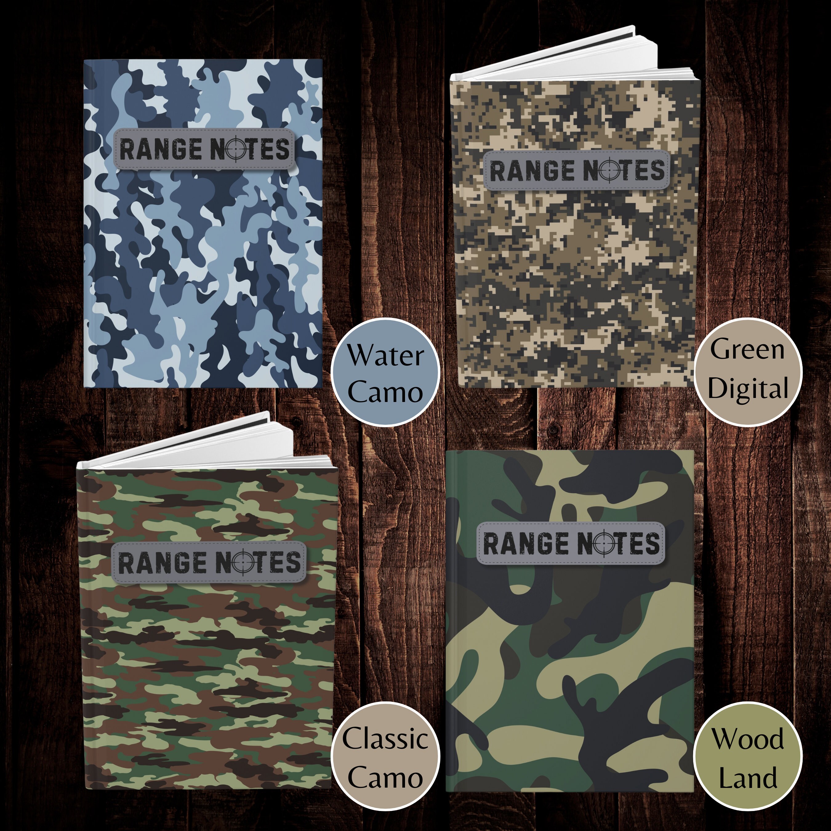 Shooting Range Log Book Gift, Range Notes Notebook, Gun Gifts for Him ...