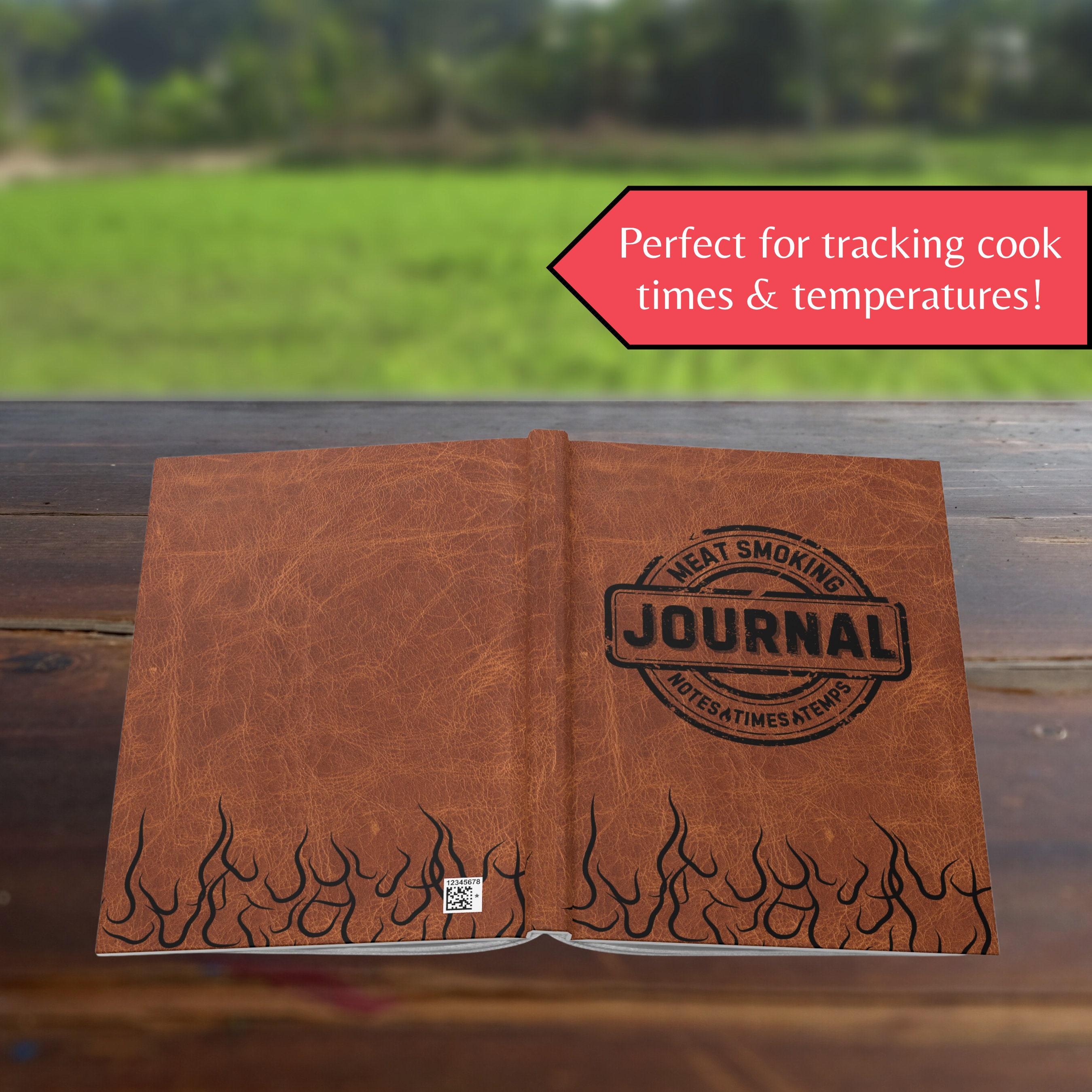 Grill Gifts for Him, BBQ Grill Gift, Meat Smoking Journal, Fathers Day ...