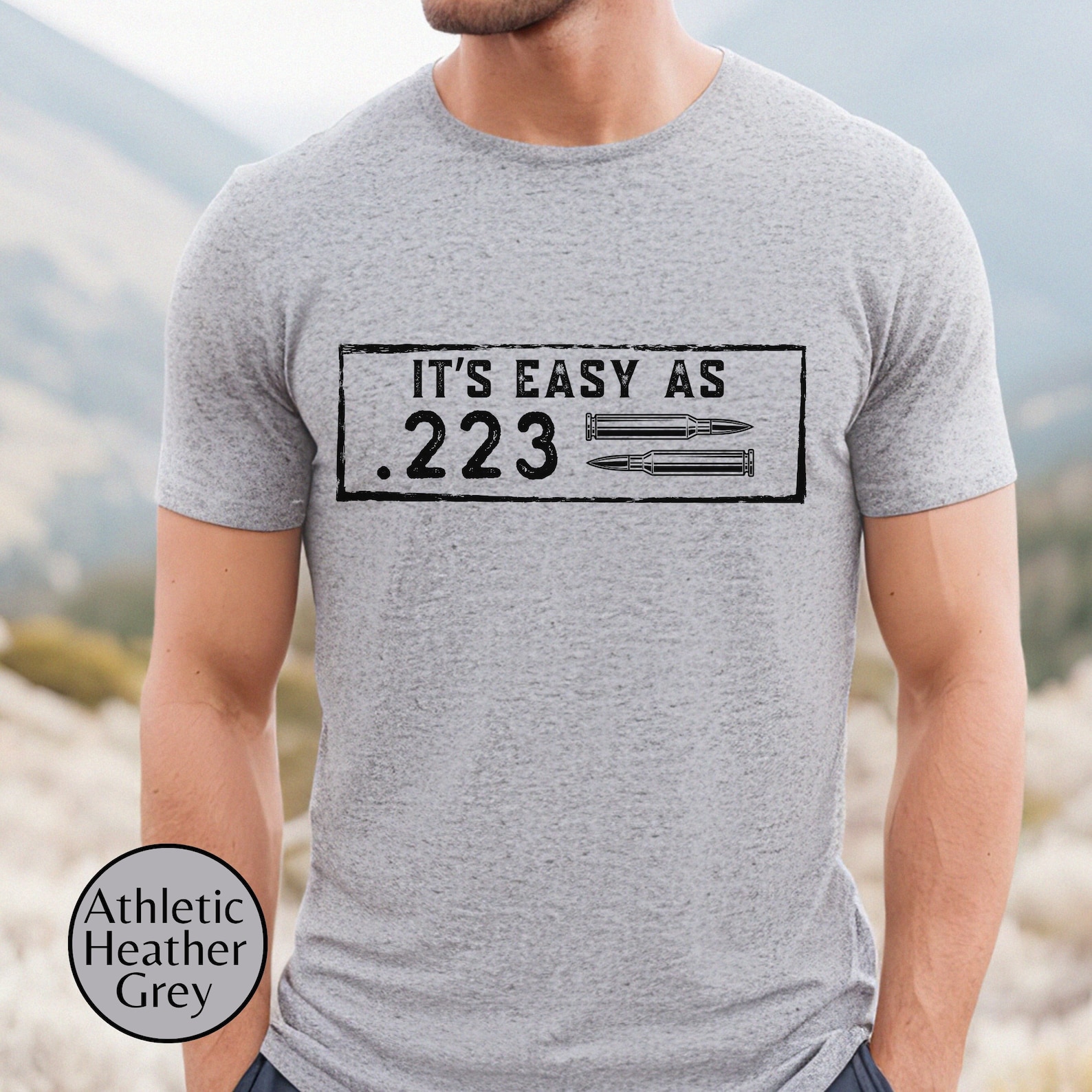 223 Bullet Ammo Gifts, .223 Bullet Shirt,223 Ammo Gift Men,gun Lover ...