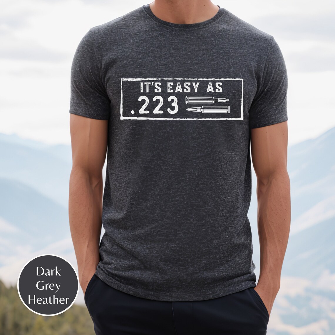 223 Bullet Ammo Gifts, .223 Bullet Shirt,223 Ammo Gift Men,gun Lover ...