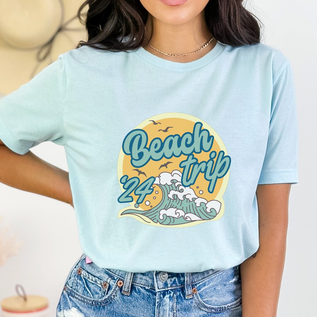 Beach Trip 2024 Vacation Shirt, Beach Trip Girls Gift, Girls Vacation ...