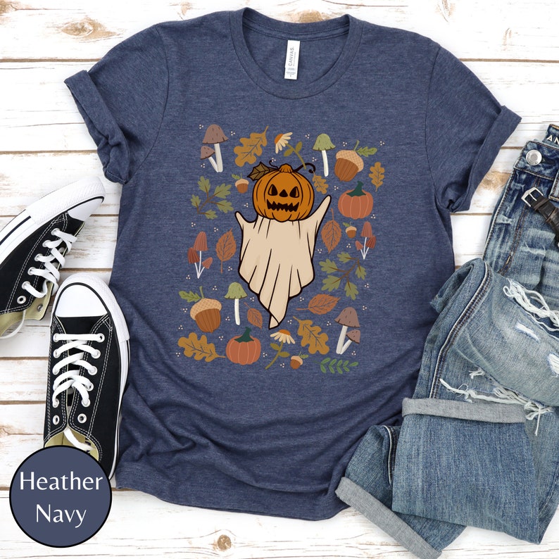 Cottagecore Ghost Shirt, Cottagecore Fall Vibes Tee, Cottagecore ...