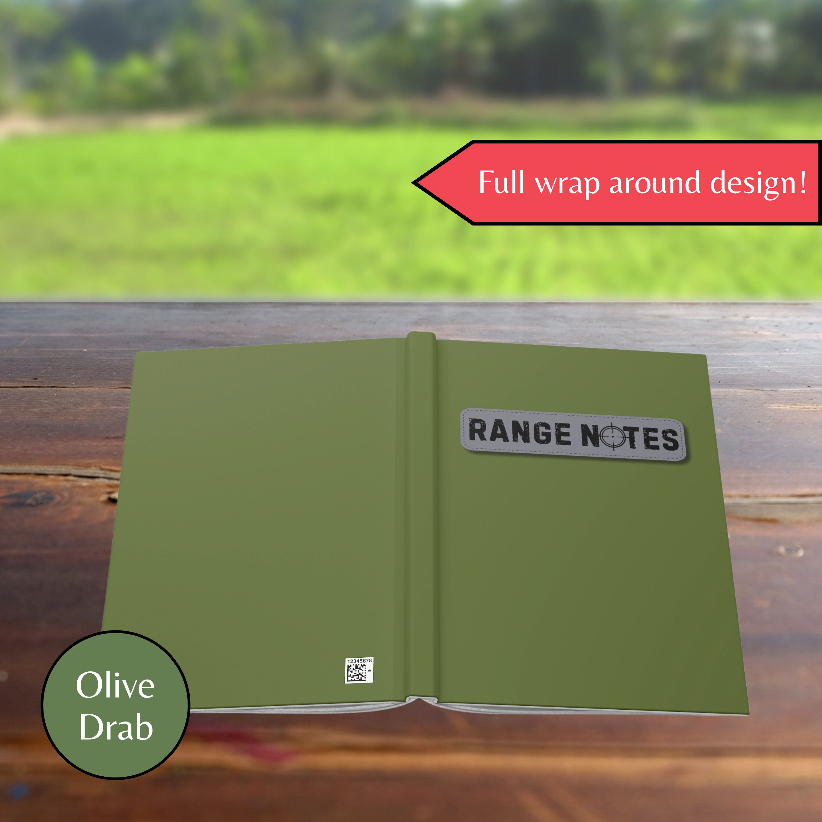 Shooting Range Log Book Gift, Range Notes Notebook, Gun Gifts for Him ...