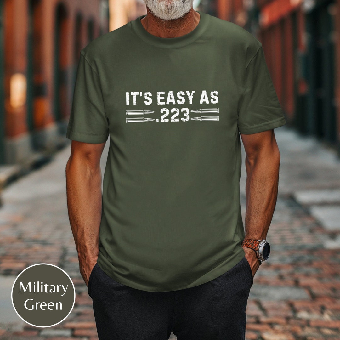 223 Bullet Ammo Gifts, .223 Bullet Shirt,223 Ammo Gift Men,gun Lover ...
