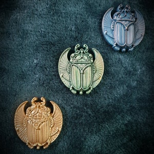 Enamel Pin Scarab Beetle Hard Enamel Lapel Pin Brooch Pin - Etsy