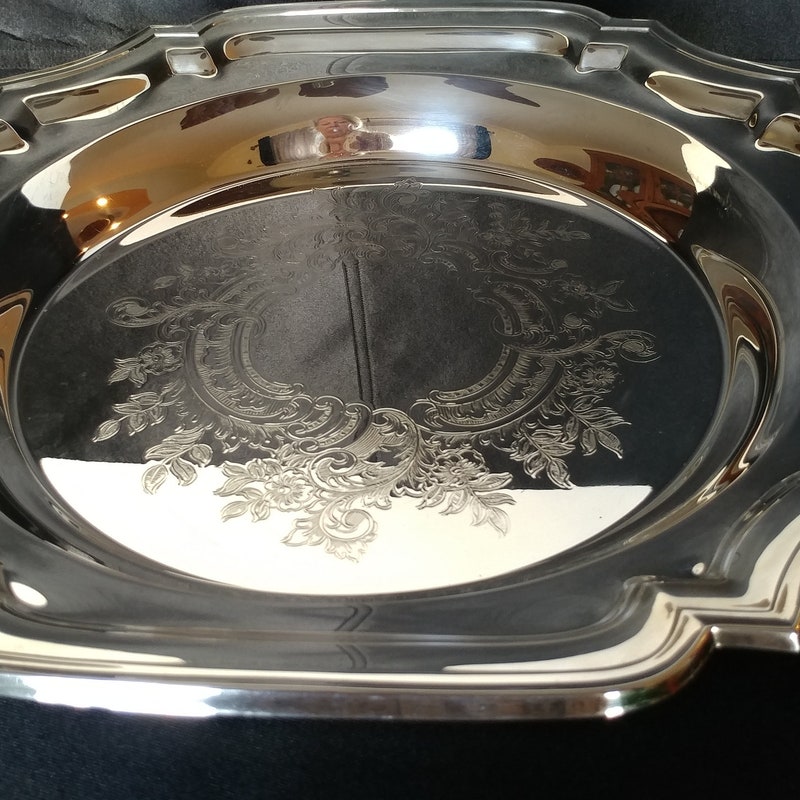 Heavy Silver Tray - Etsy