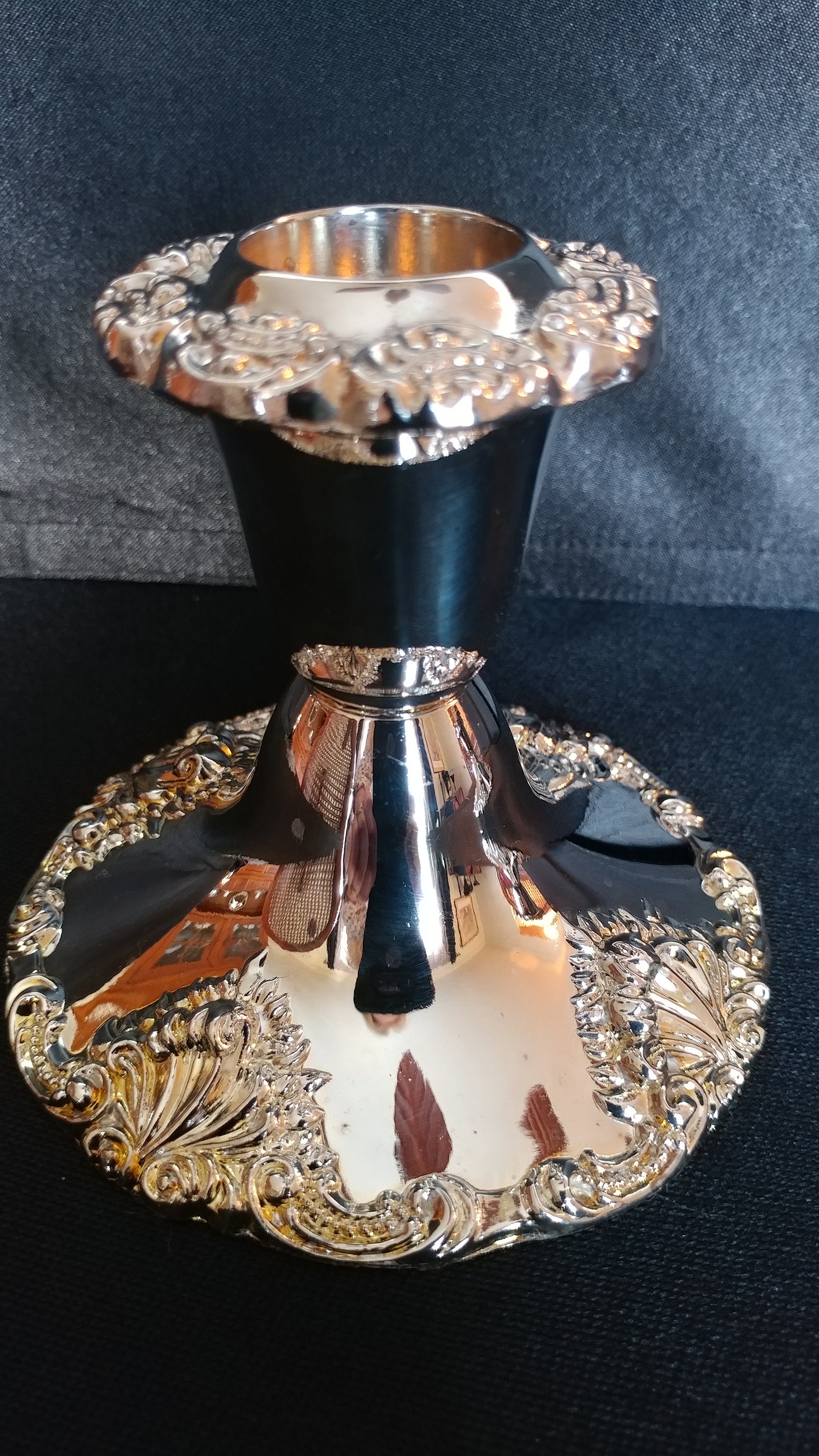 Vintage Godinger Silver Plated 4 Inch Candlestick Holders 20th Century ...