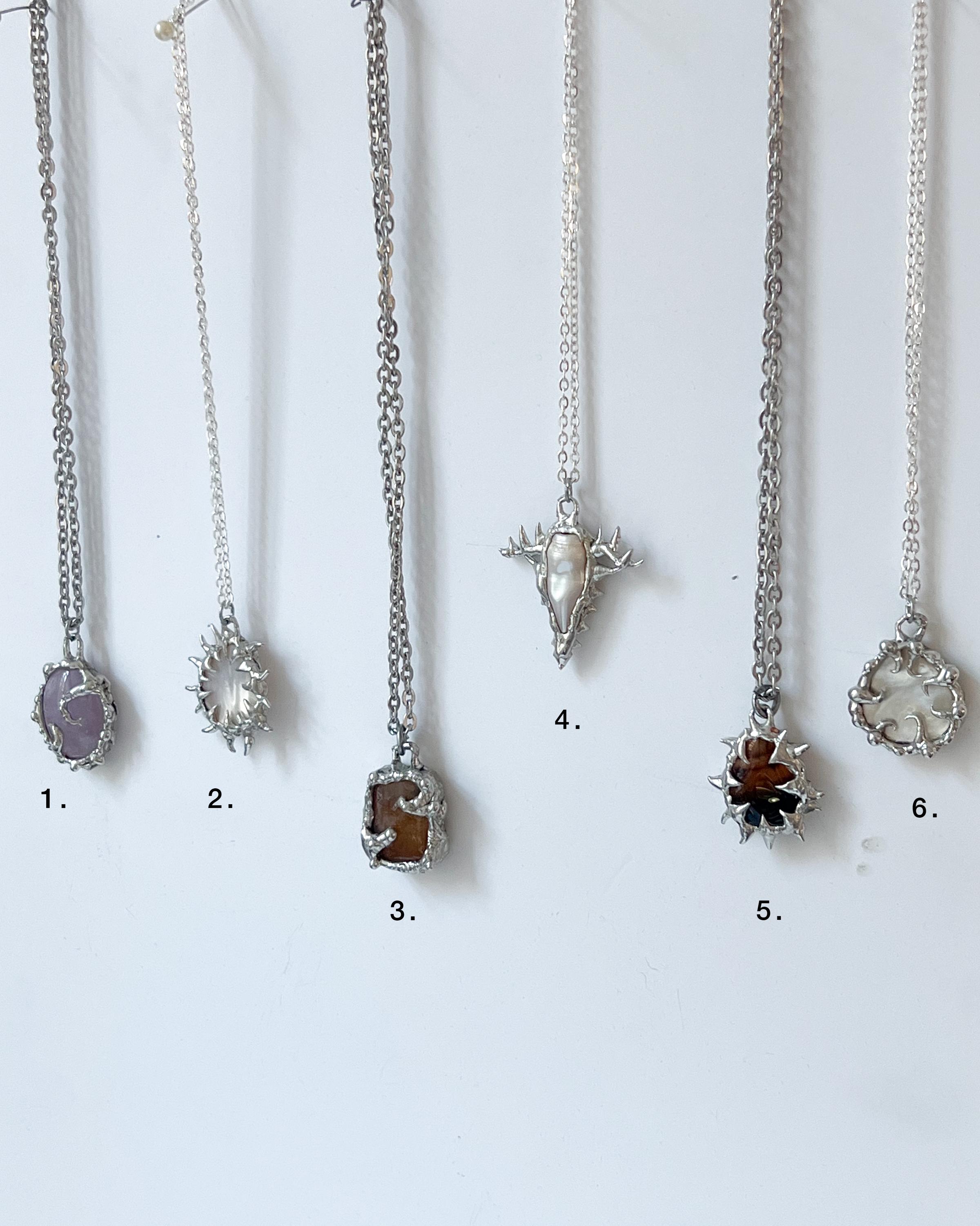 Soft Solder Y2k Pendants Stainless Steel Chain Necklace Cybercore ...