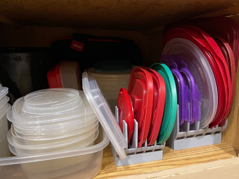 Tupperware Lid / Plate Organizer - Etsy