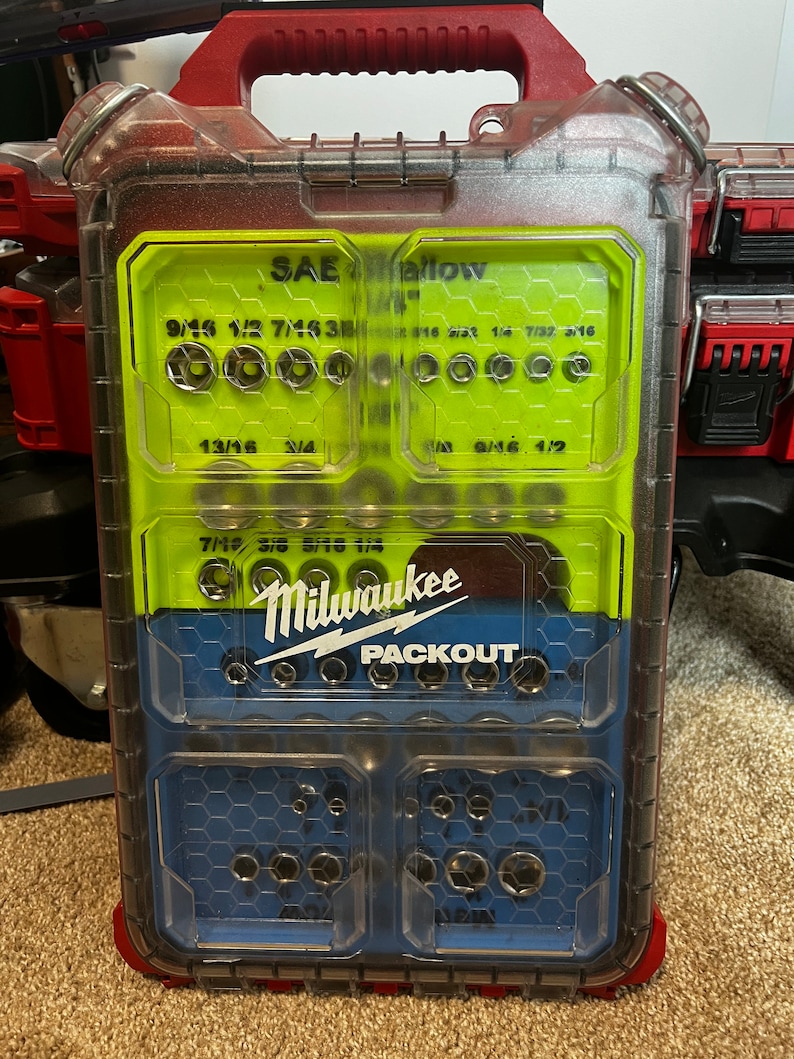 Milwaukee Packout Socket Organizer - Etsy
