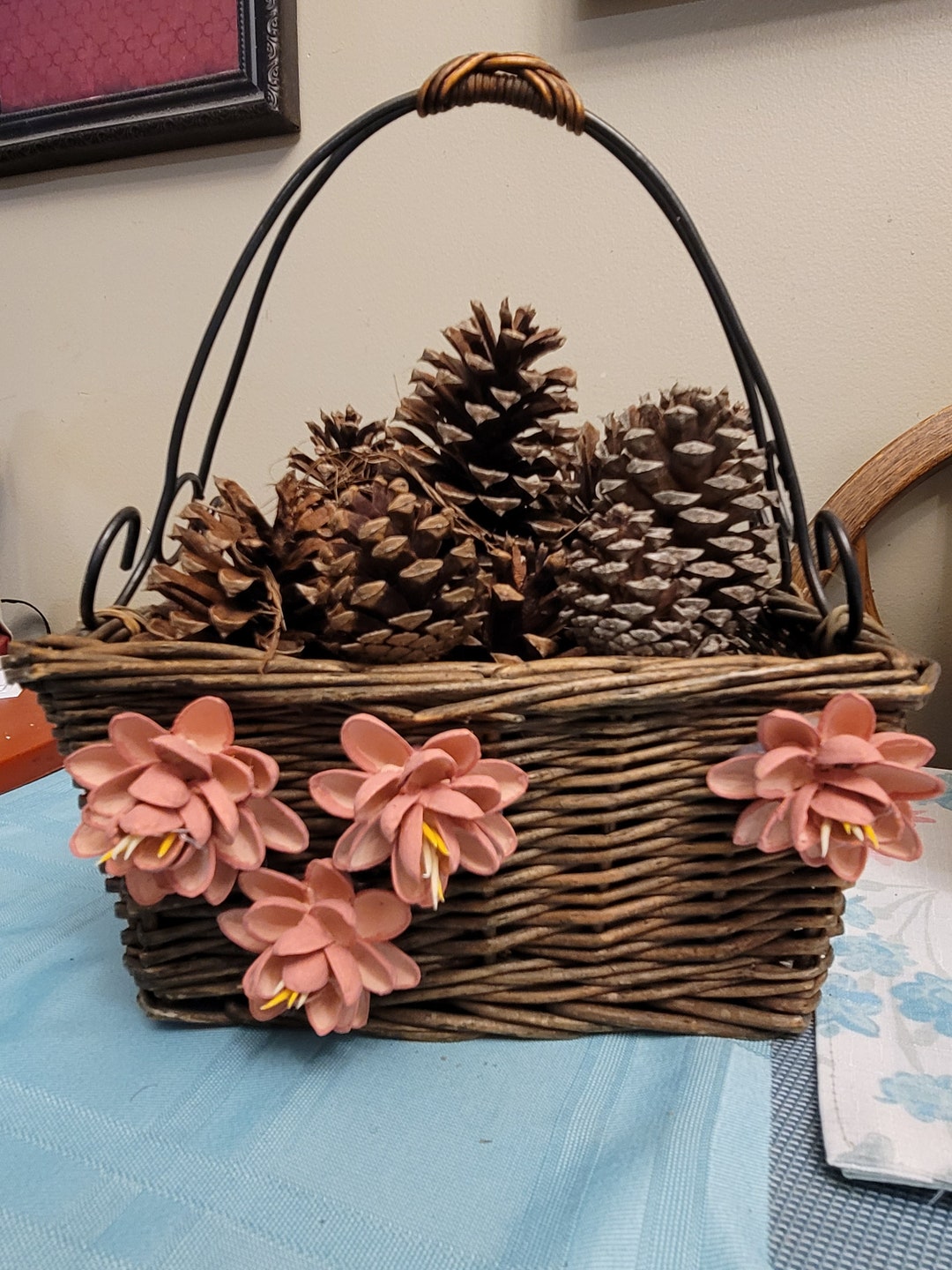 Cherry Blossom Basket - Etsy