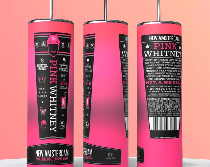 Pink Whitney Tumbler - Etsy