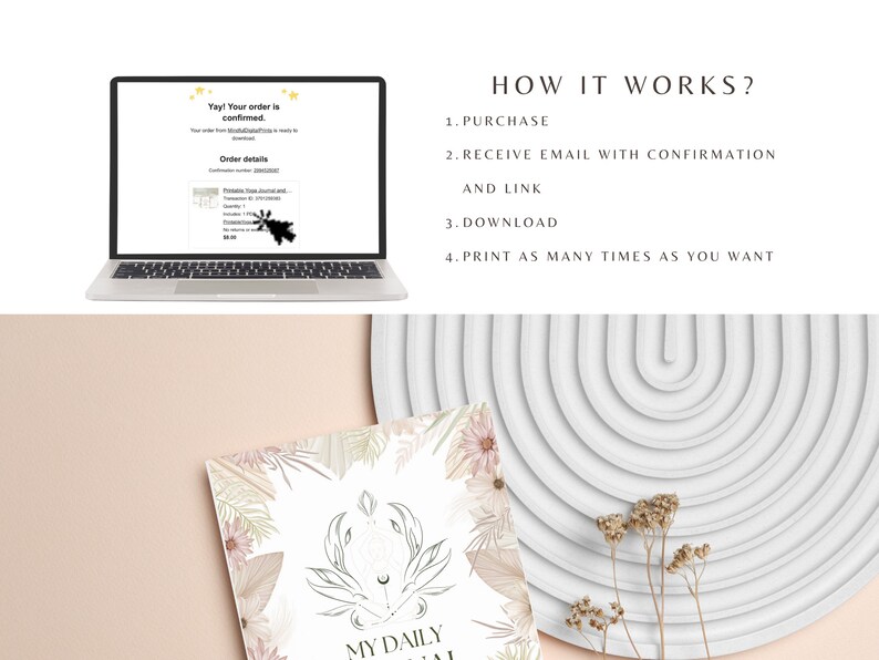 Printable Yoga Journal and Planner Meditation Journal Yoga Routine Planner Monthly Planner ...