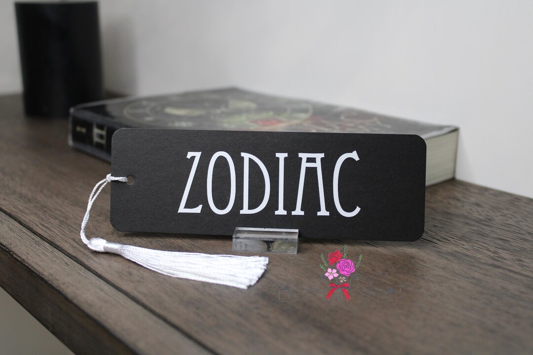 Zodiac Star Sign Themed Bookmarks With Tassel - Bookish Gift - Etsy