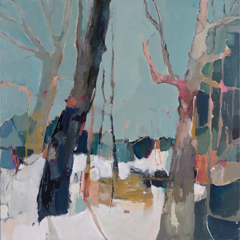 Winter Tree Painting - Etsy