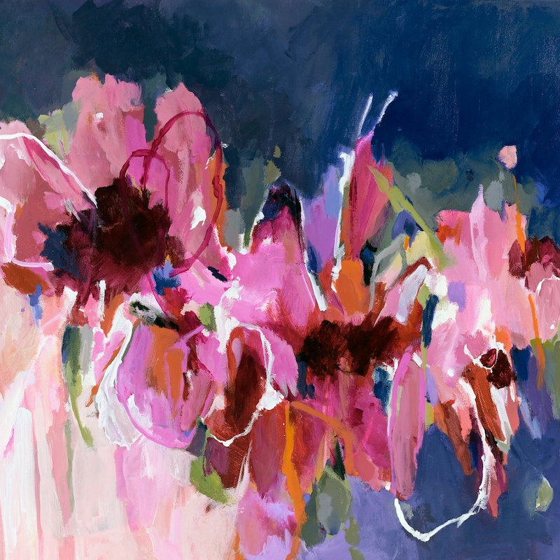 Floral Abstract - Etsy