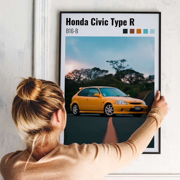 Honda Civic Type R Poster - Etsy